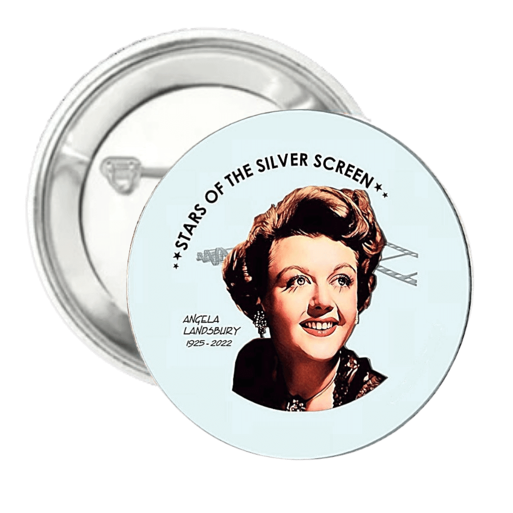 Angela Landsbury | Silver Screen Star | Pin-Back Button – TigerEye Design