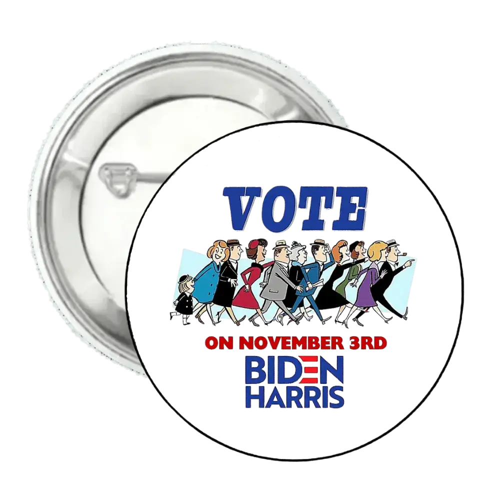 Vote | Logo | Pin-Back Buttons – TigerEye Design